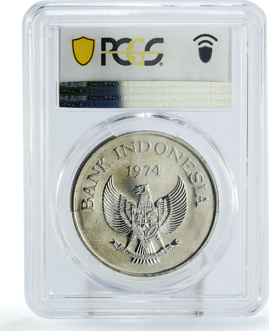 Indonesia 2000 rupiah Conservation Javan Tiger Fauna MS66 PCGS silver ...