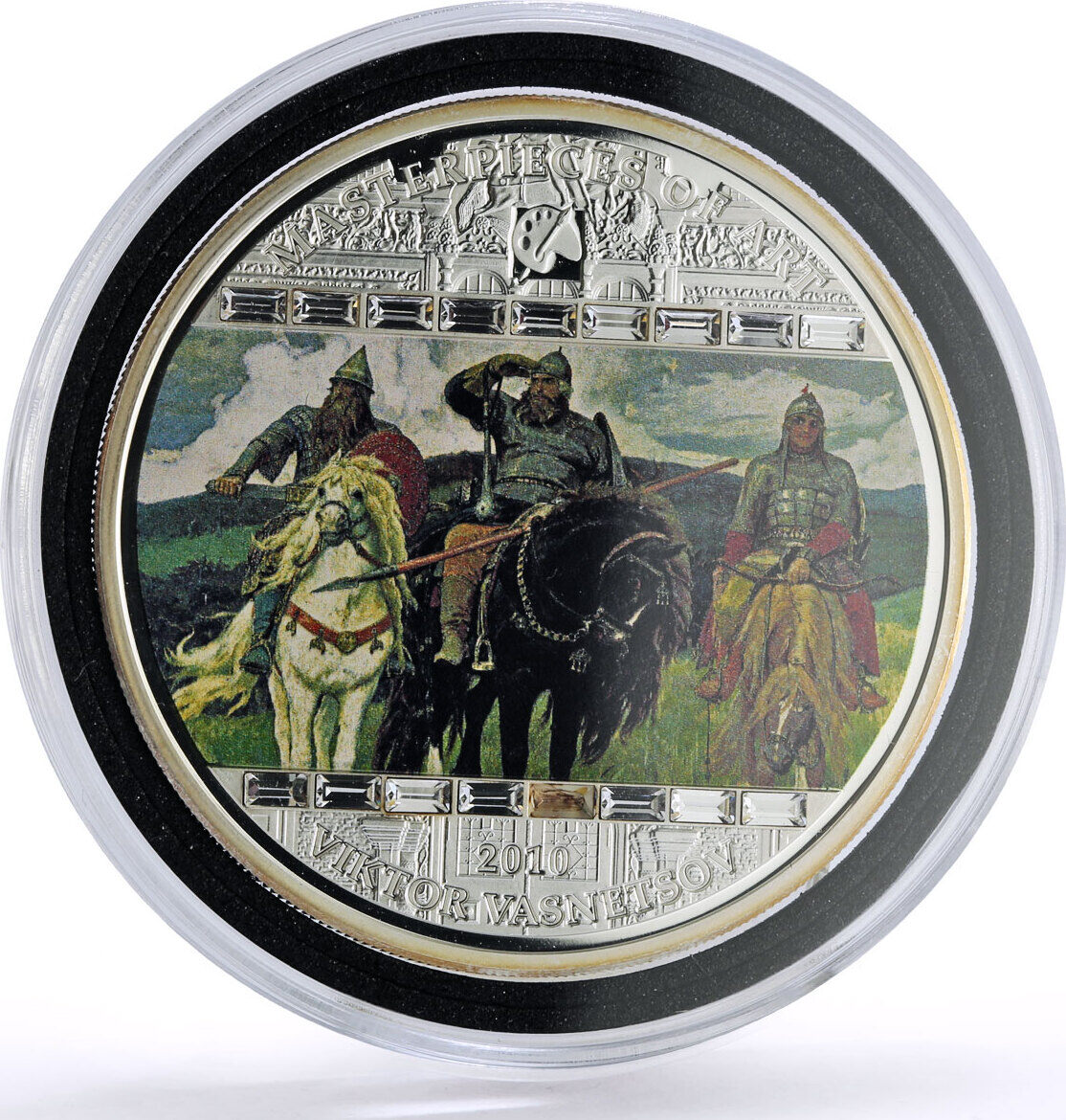 Cook Islands 20 dollars Viktor Vasnetsov Art Bogatyrs Missing Crystal ...