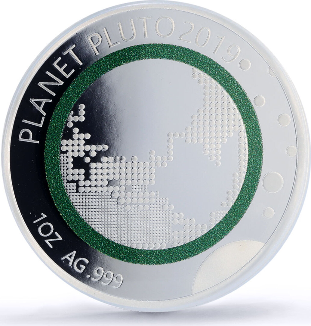 Togo 1000 francs Pluto Solar System Planets Space PR69 PCGS silver coin ...