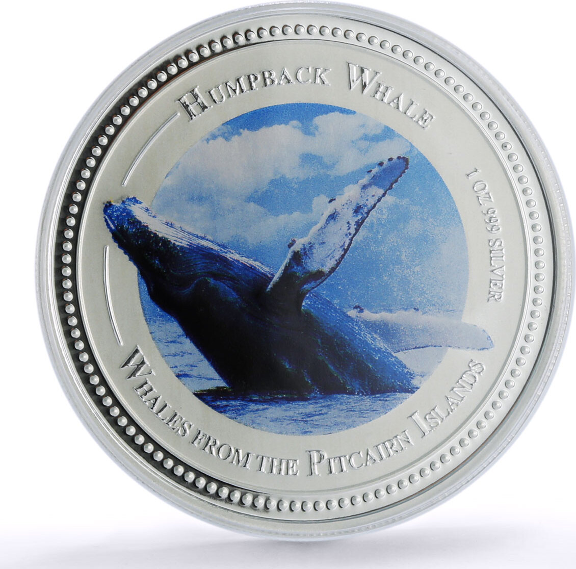 Pitcairn Islands 2 dollars Humpback Whale Fauna PR 70 PCGS silver coin ...