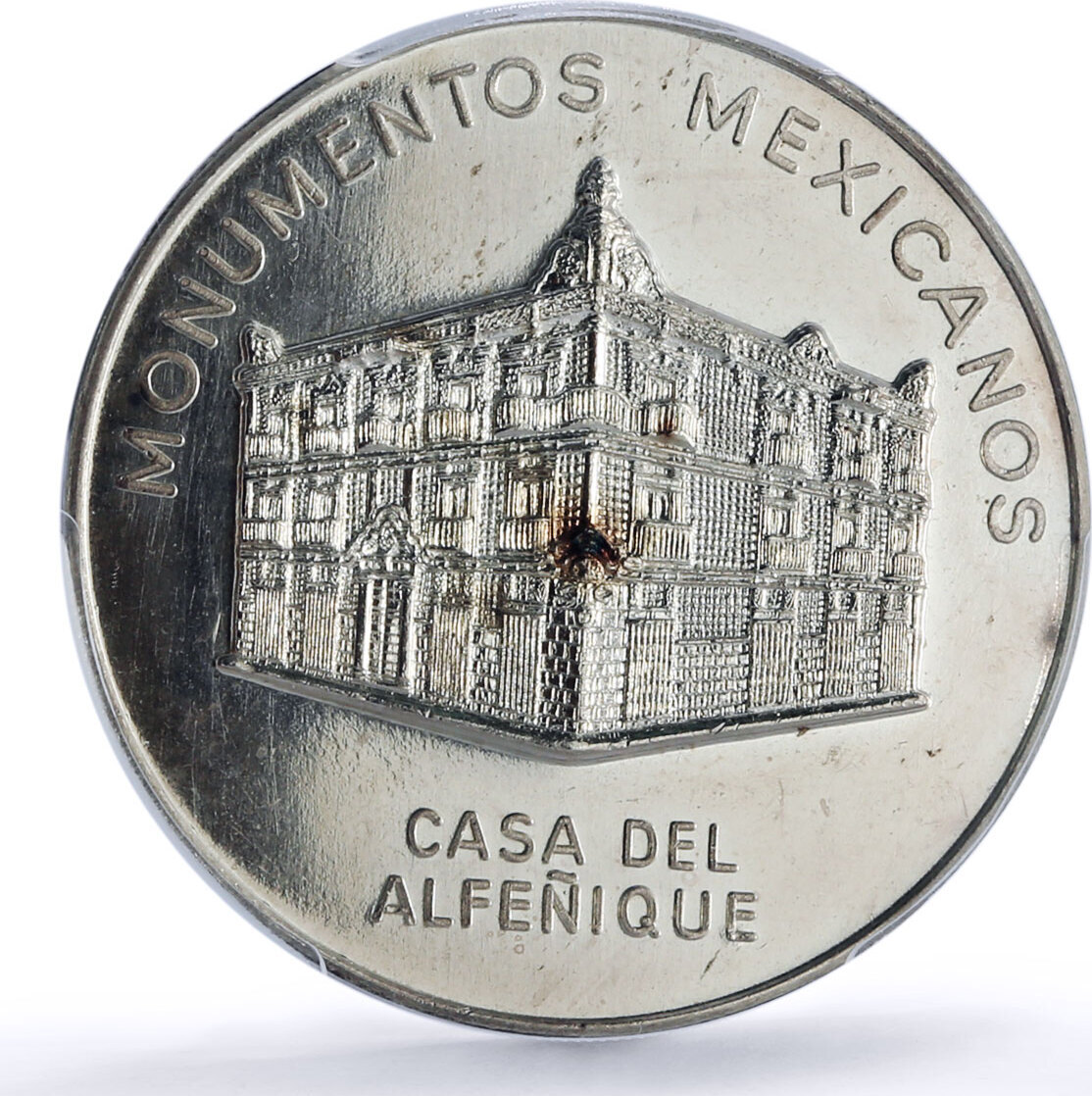 '-1 Mexico Puebla Cathedral Church Aflenique SP 62 PCGS silver medal ...