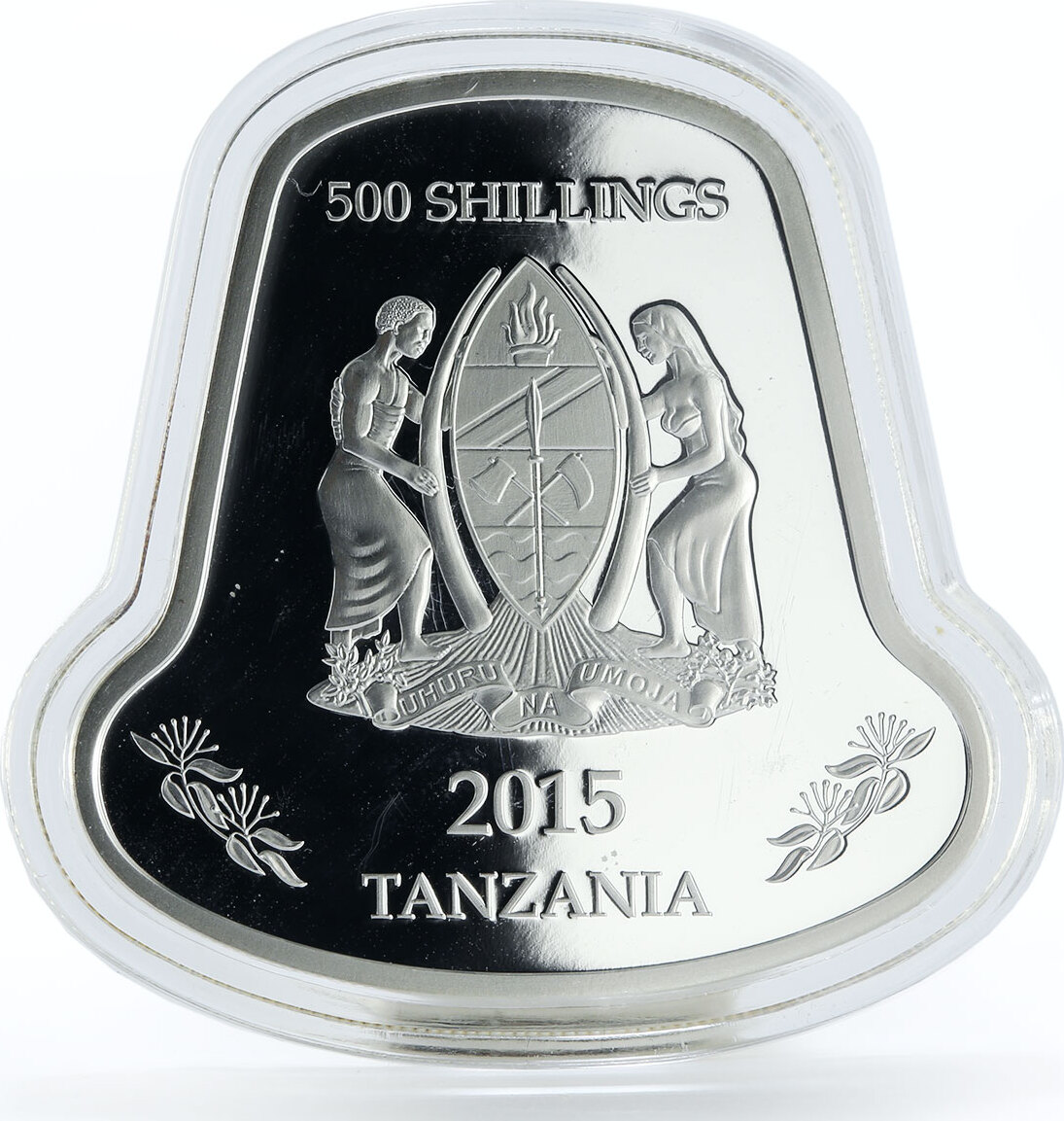 500 schilling Tanzania 500 shillings Year of the Goat hologram silver ...