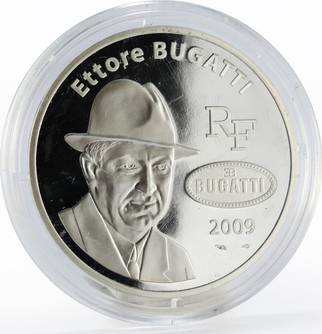 France 10 euro 100th Anniversary Brand Ettore Bugatti silver coin 2009 ...