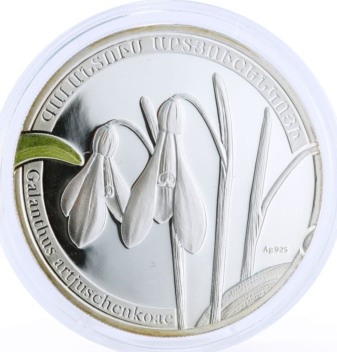 Armenia 1000 dram Beauty of Flowers Snowdrop Galanthus Flora silver ...
