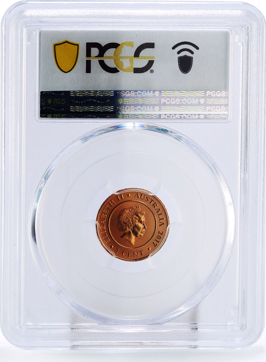 Australia 1 cent Planetary Coin Pluto Space MS69 PCGS copper coin 2017 ...