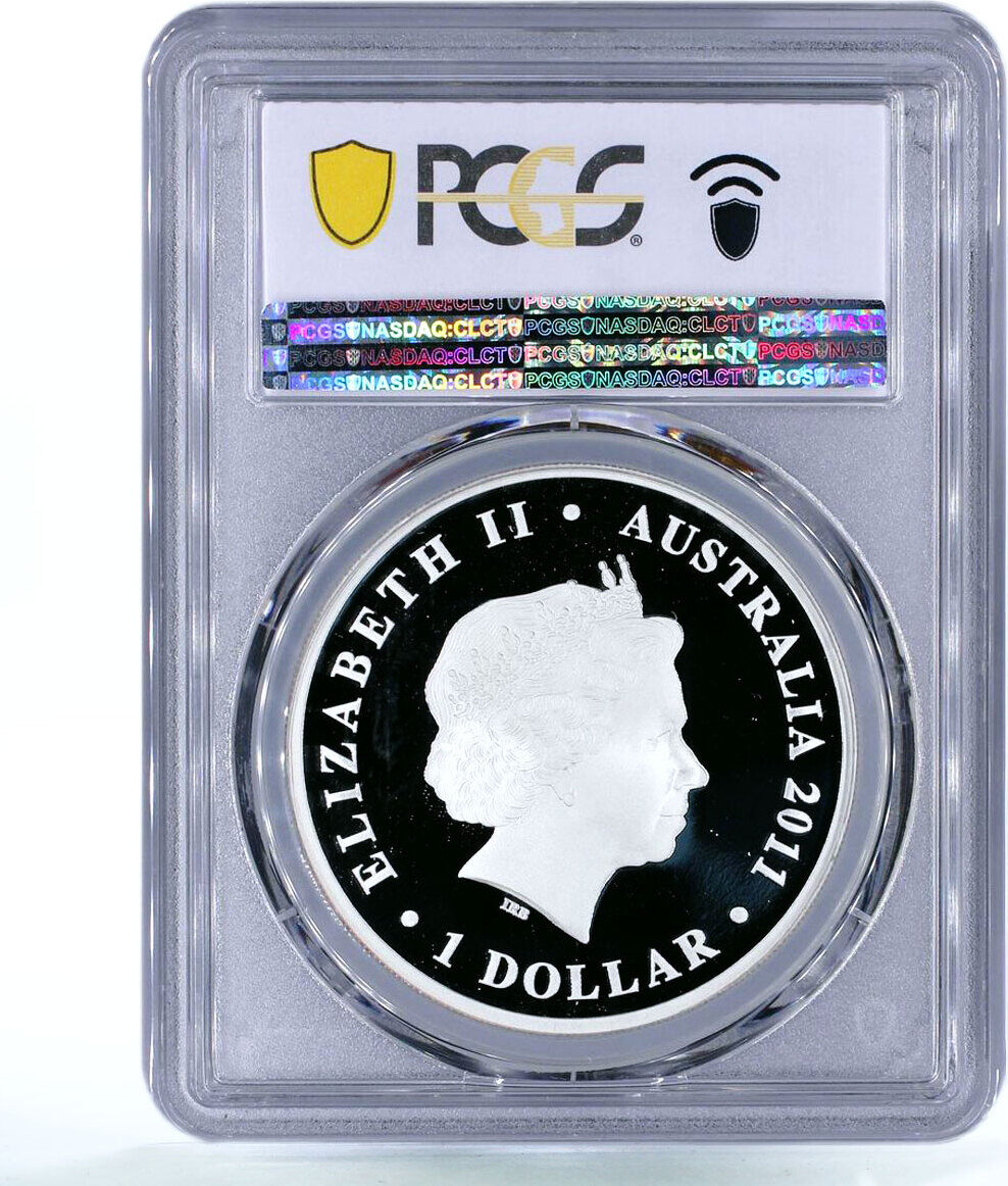 Australia 1 dollar Famous Battles Gallipoli Soldier PR69 PCGS silver ...