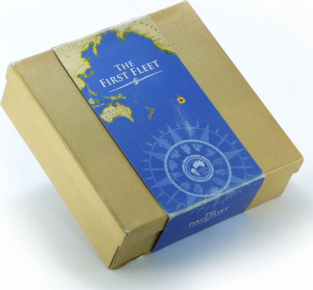 Australia 1 dollar First Fleet Ship 1788 5 oz set proof silver coin ...