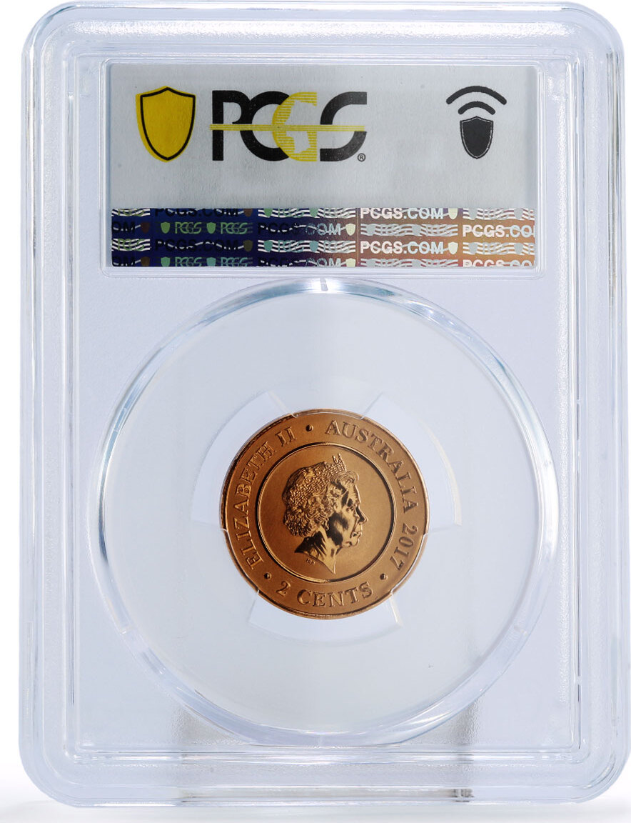 Australia 2 cents Planetary Coin Venus Space MS70 PCGS copper coin 2017 ...