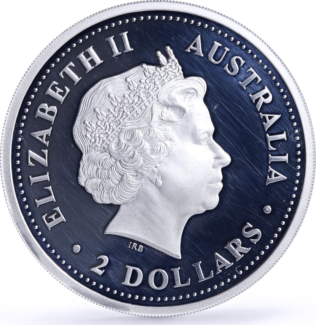 Australia 2 dollars Lunar Calendar I Year of the Horse proof silver ...