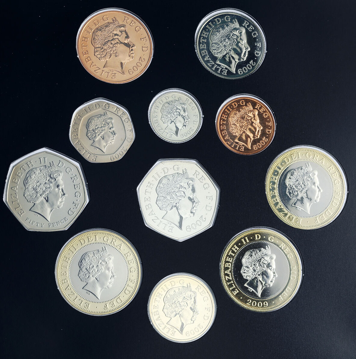 United Kingdom 2 pounds Britain set of 11 coins UK Kew Gardens Darwin ...