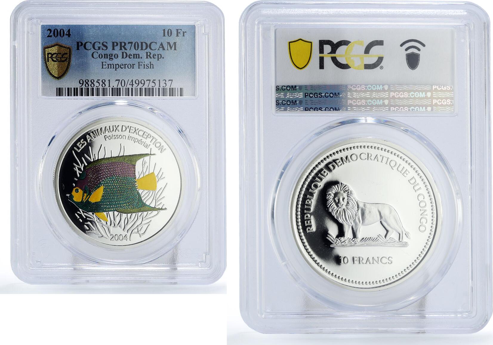 Democratic Republic of the Congo Congo 10 francs Conservation Marine ...