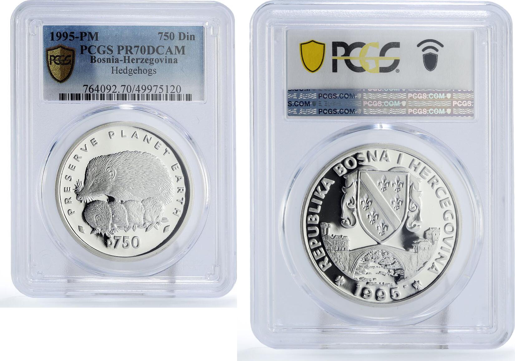 Bosnia and Herzegovina Bosnia Herzegovina 750 dinara Preserve Planet ...