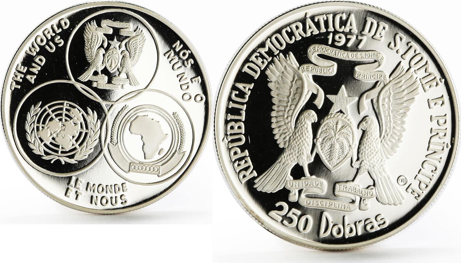 St.Thomas and Prince Islands Sao Tome and Principe 250 dobras World ...