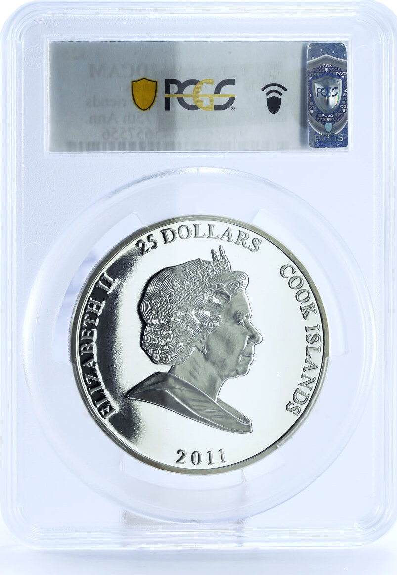 Cook Islands 25 dollars Cartoons Winnie Pooh Friends PR67 PCGS silver ...