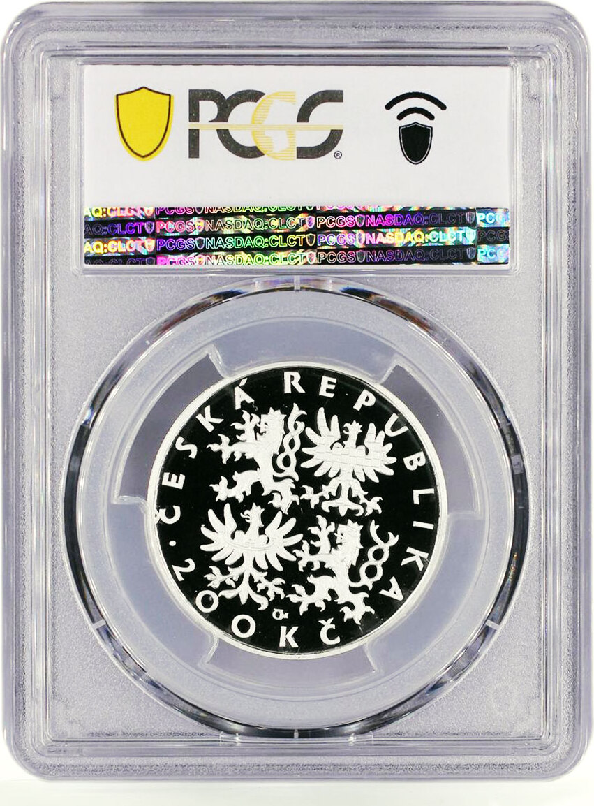 Czech Republic 200 korun 1000 Year St Adalbert St Vojtech PR69 PCG Ag coin 1997 Proof | MA-Shops