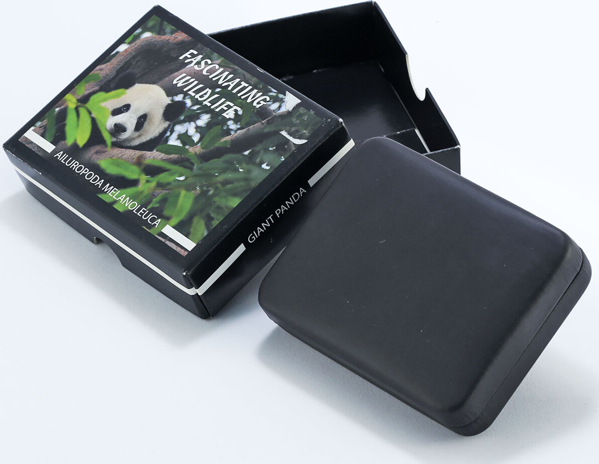 Fiji 10 dollars Endangered Wildlife Giant Panda Bear Fauna silver coin ...