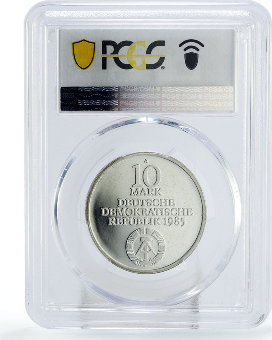 Germany DDR 10 mark 175 Years of Humboldt University PR66 PCGS silver ...