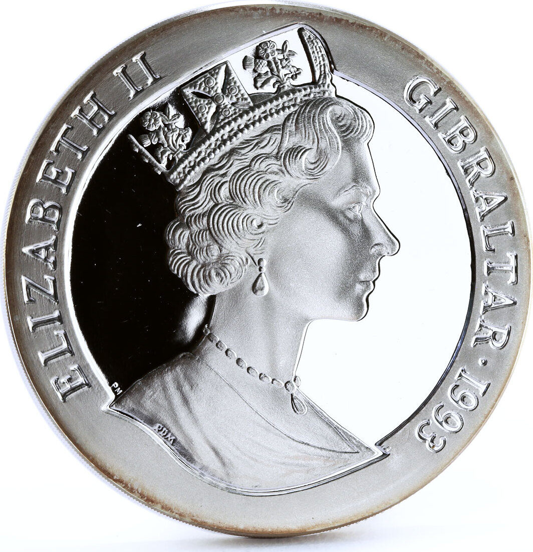 Gibraltar 70 ecu European Economic Community Coins of Europe silver ...