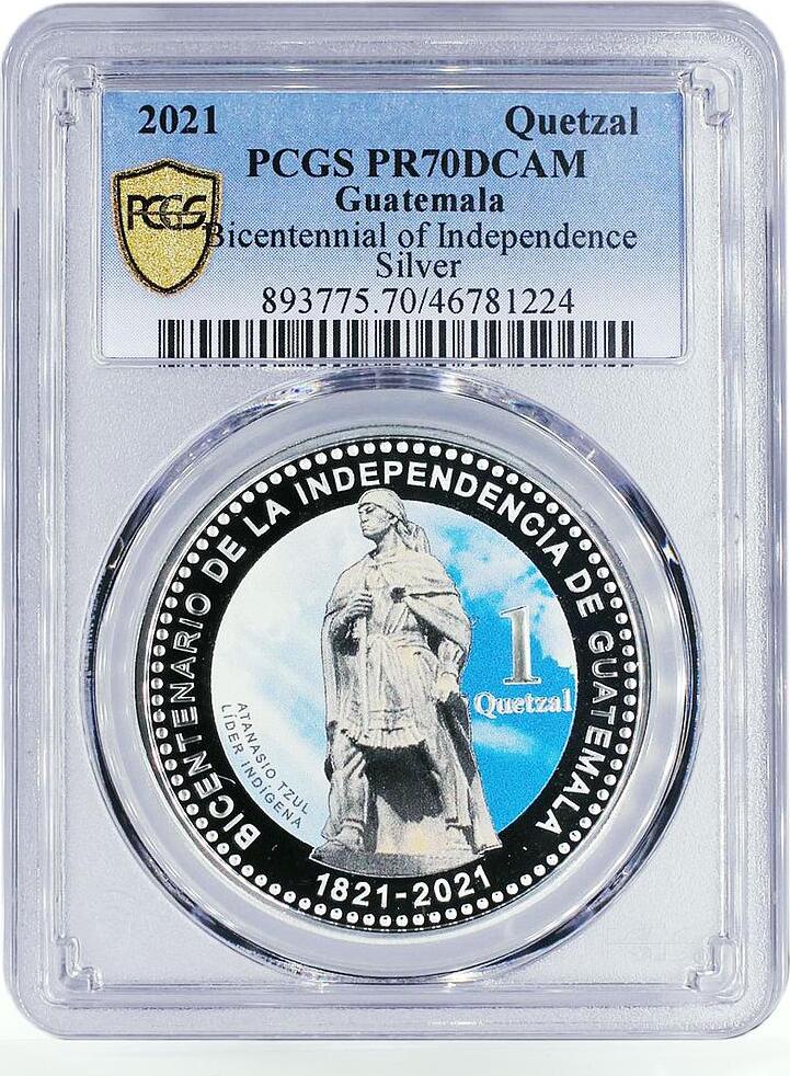 Quetzal Coins GUATEMALA 100 QUETZALES