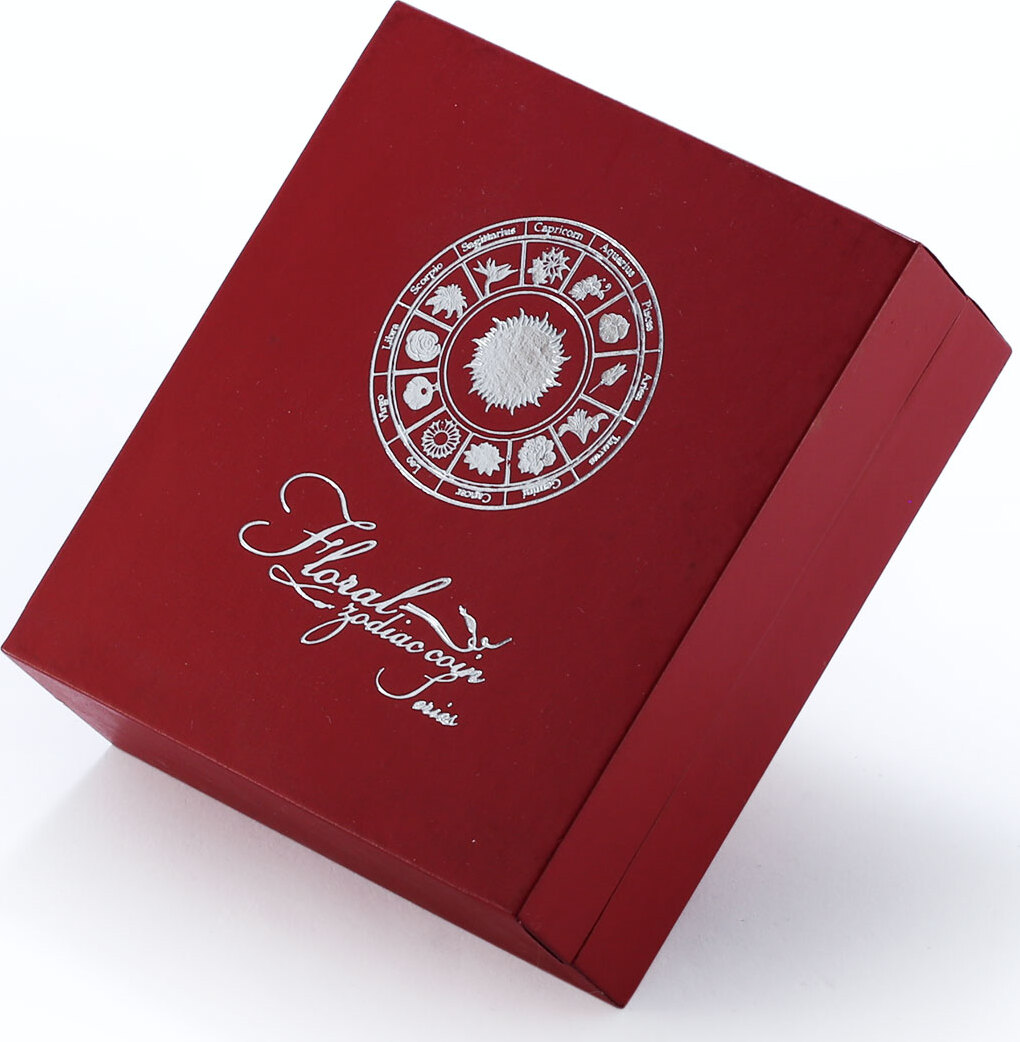 Cook Islands 1 dollar Zodiac Series Virgo Swan Birds silver coin 2014 ...