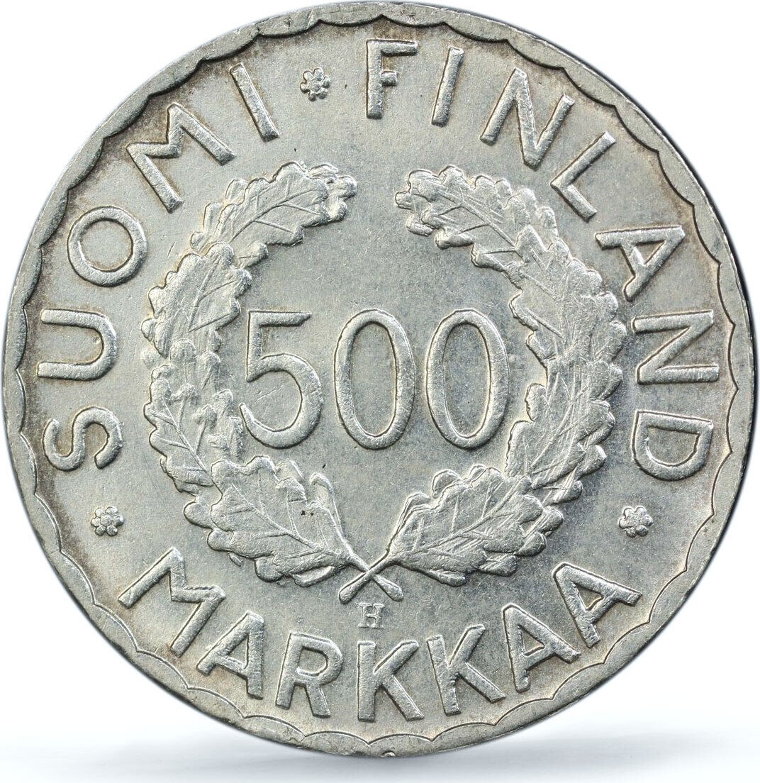 Finland 500 markaa Helsinki Summer Olympic Games KM-35 MS64 PCGS silver ...