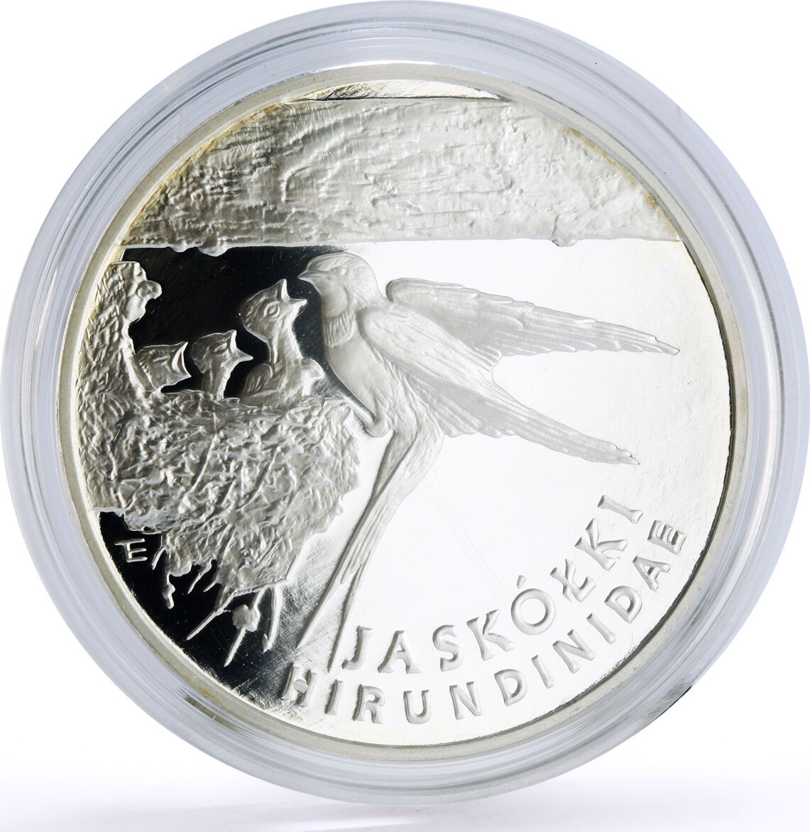 Poland 300000 zlotych Conservatio Barn Swallow Bird Fauna proof silver ...