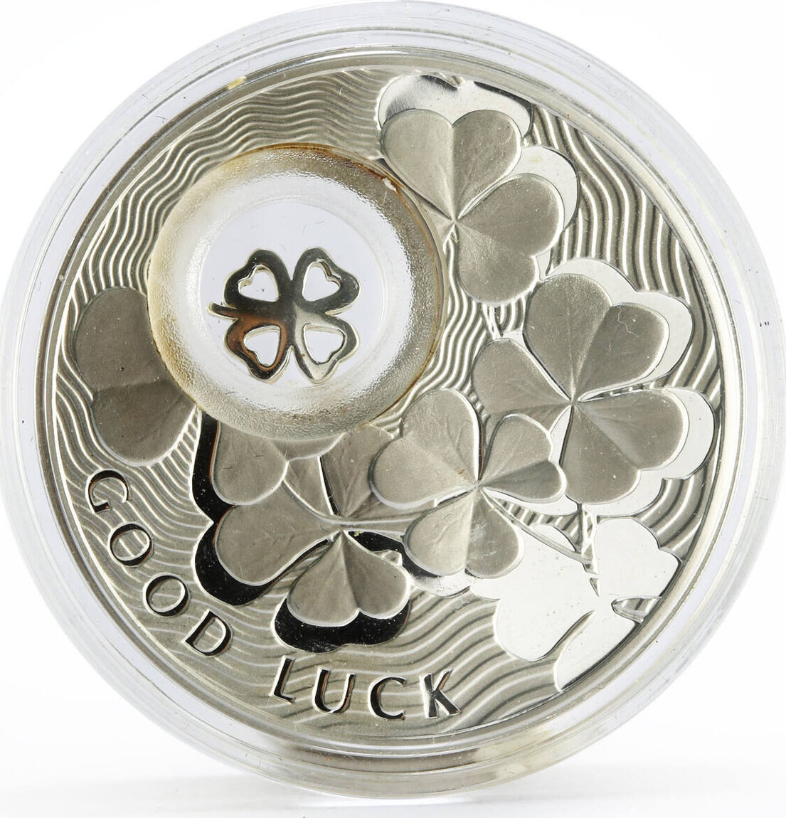 Niue 1 dollar Lucky Coins series The Four Leaf Clover Good Luck silver ...