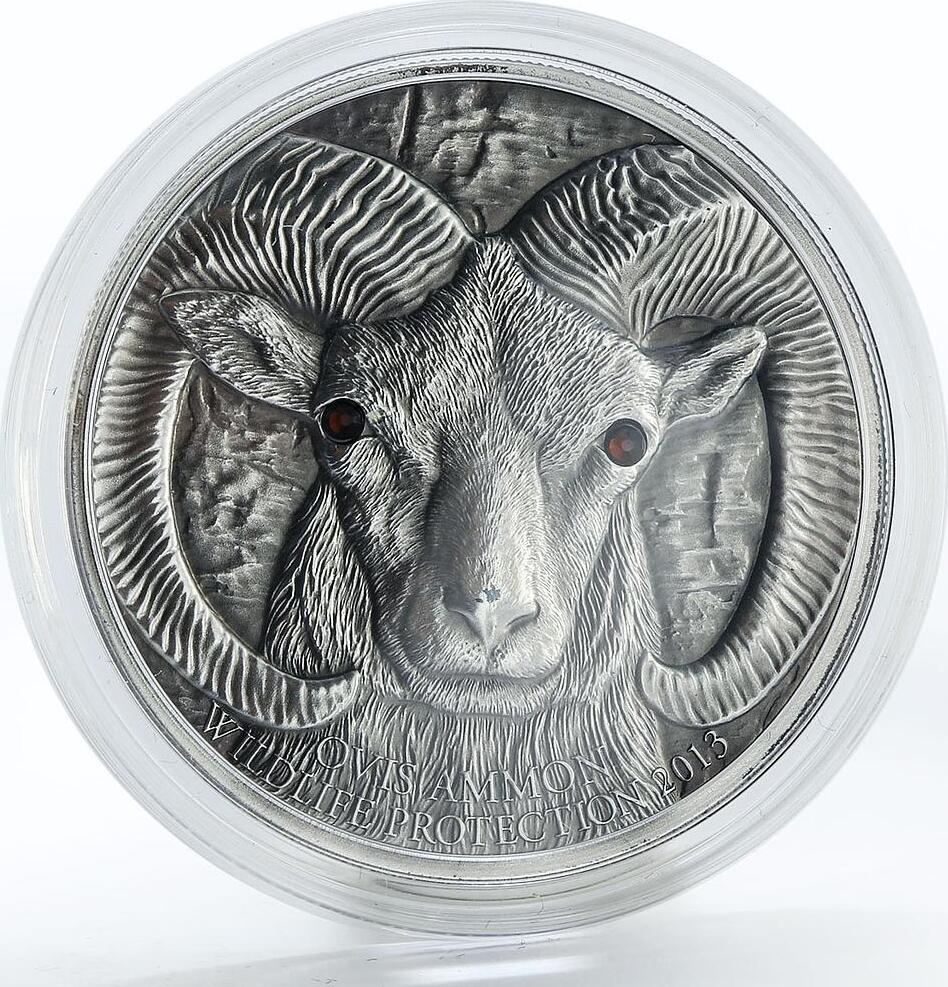 Mongolia 500 togrog Endangered Wildlife Argali Sheep Animals Fauna Ag ...