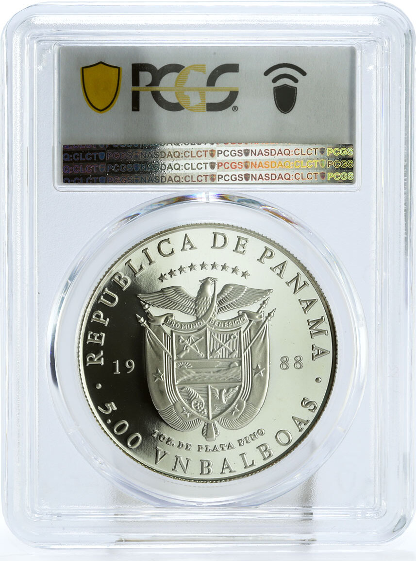 Panama 5 balboas Red Baron Manfred Freiherr Von Richthofen PR69 PCGS ...