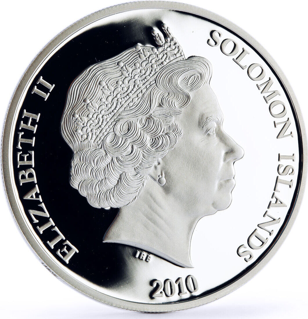 Solomon Islands 10 dollars Seafaring SMS Gneisenau Ship Clipper silver ...