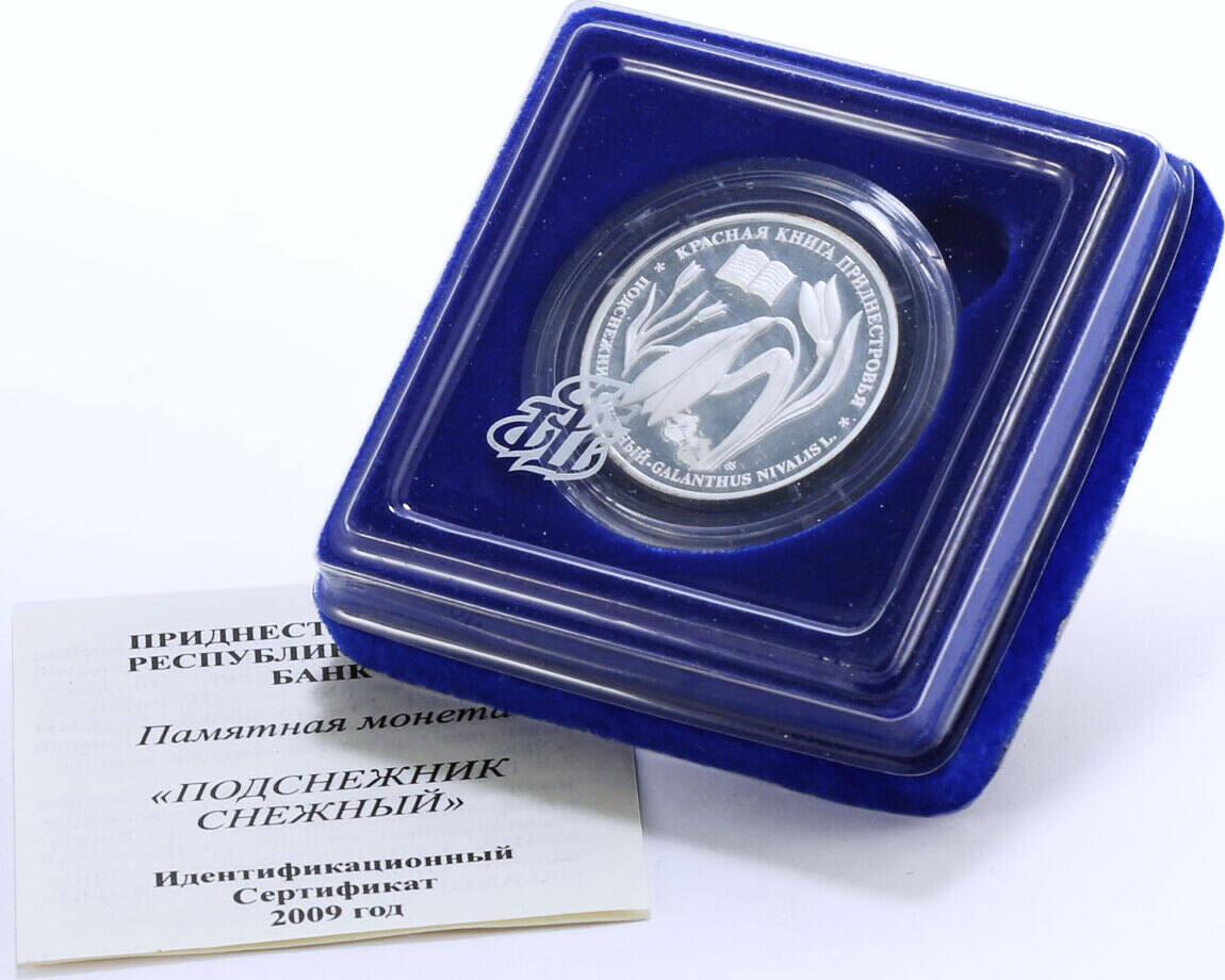 Transdnistria Transnistria 10 rubles Local Red Book Snowdrop Flower ...