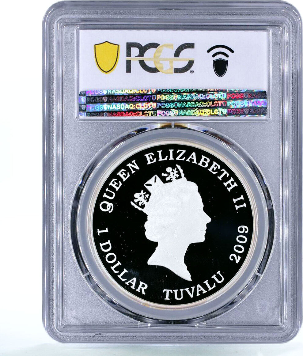 Tuvalu 1 dollar Battle of Balaklava Cossacks PR70 PCGS colored silver ...