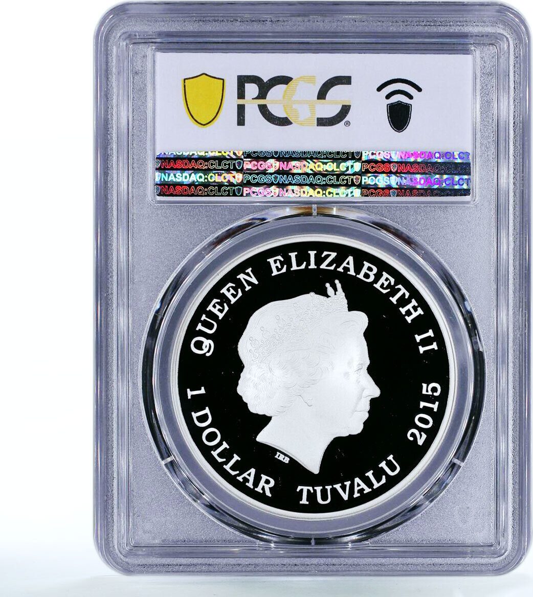 Tuvalu 1 dollar Deadly and Dangerous Bull Ant PR69 PCGS silver coin ...