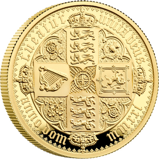 200£ Great Britain 2021 £200 Gothic Crown Quartered Arms 2 oz Gold ...