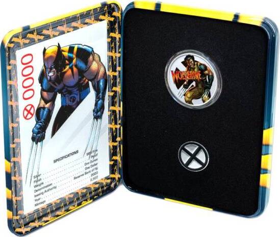 Fiji 2020 1$ MARVEL WOLVERINE LOGAN X-MEN Avengers Infinity War 1 oz ...