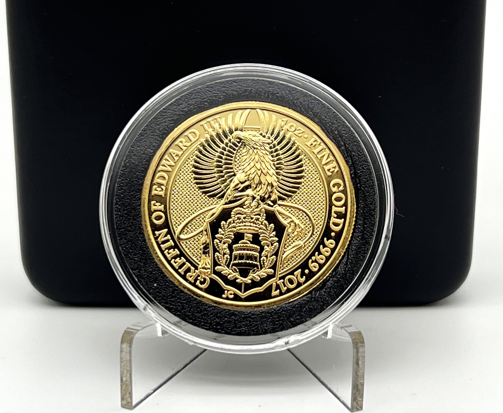 Great Britain 100£ 2017 Queen’s Beasts GRIFFIN OF EDWARD III 1 oz Gold ...