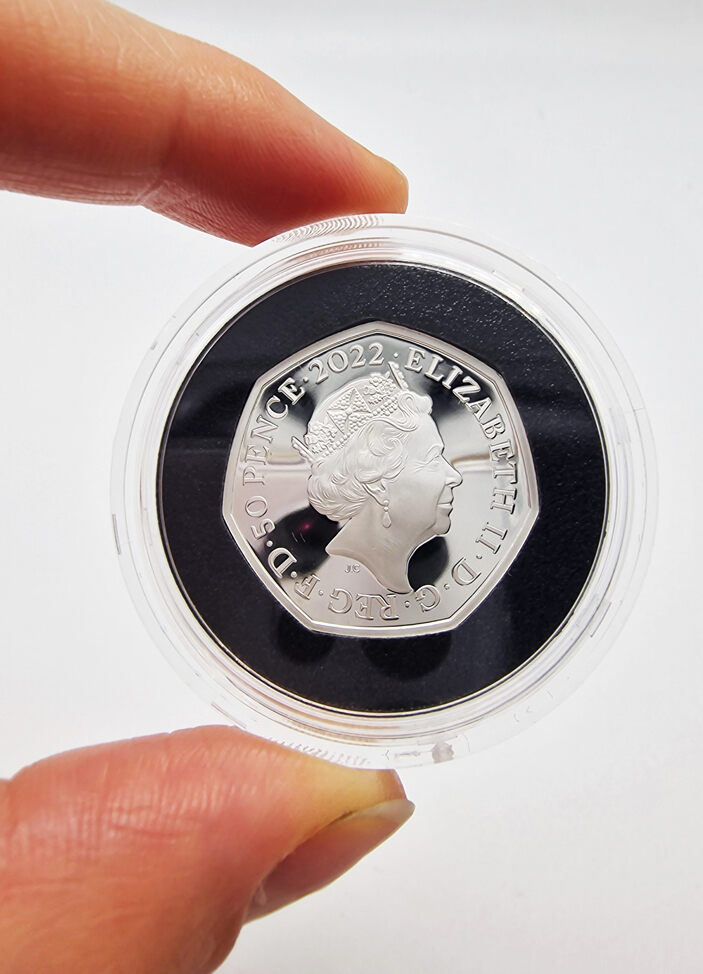 Great Britain 2022 50p 50 Years of Pride LGBTQ+ Silver Proof Coloured ...