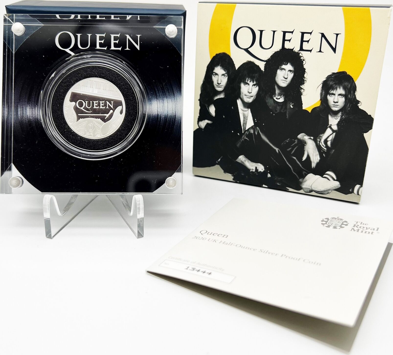 Great Britain 1£ 2020 Music Legends Queen 1/2 oz Silver Proof Coin | MA ...