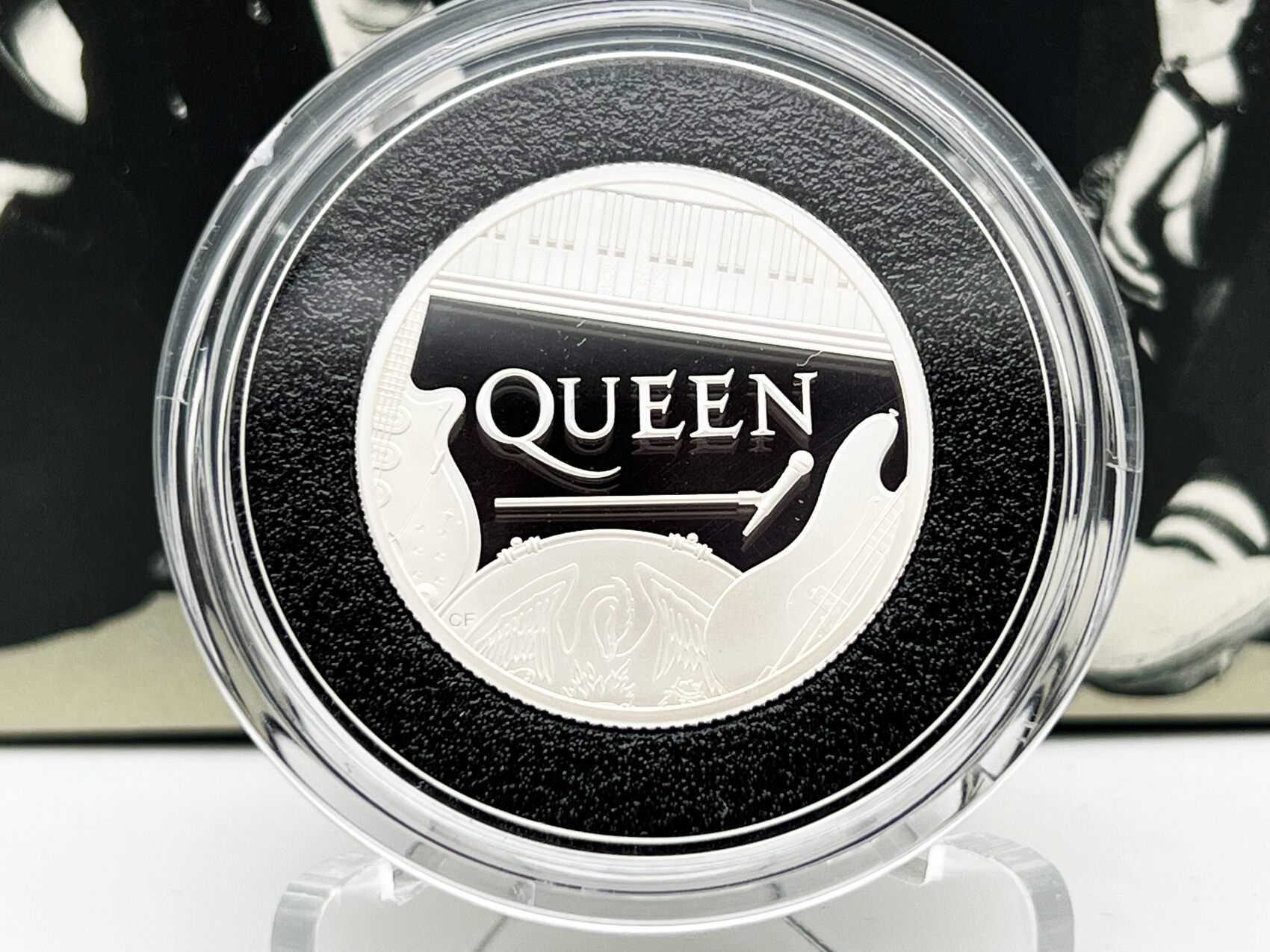 Great Britain 1£ 2020 Music Legends Queen 1/2 oz Silver Proof Coin | MA ...
