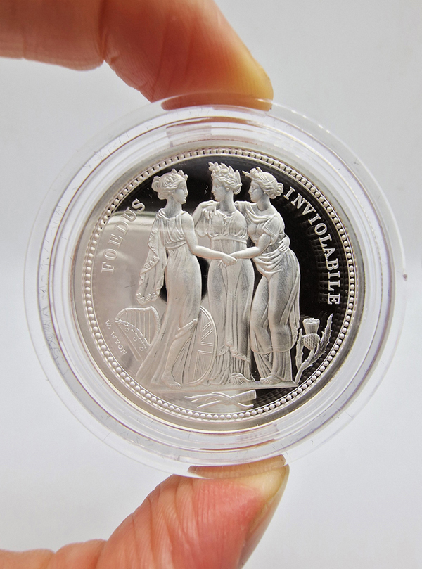 5£ Great Britain 2020 £5 Great Engravers Three Graces 2 oz Silver Proof ...