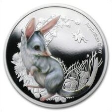 50 Cents Australia 2011 – “Bush Babies I” Bilby – 1/2 oz. Silver Proof ...