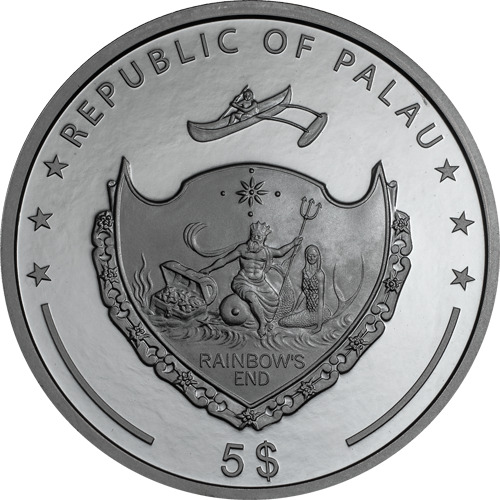 Palau 2021 5$ Magical Lamp 1001 Nights 1 oz Silver Coin | MA-Shops