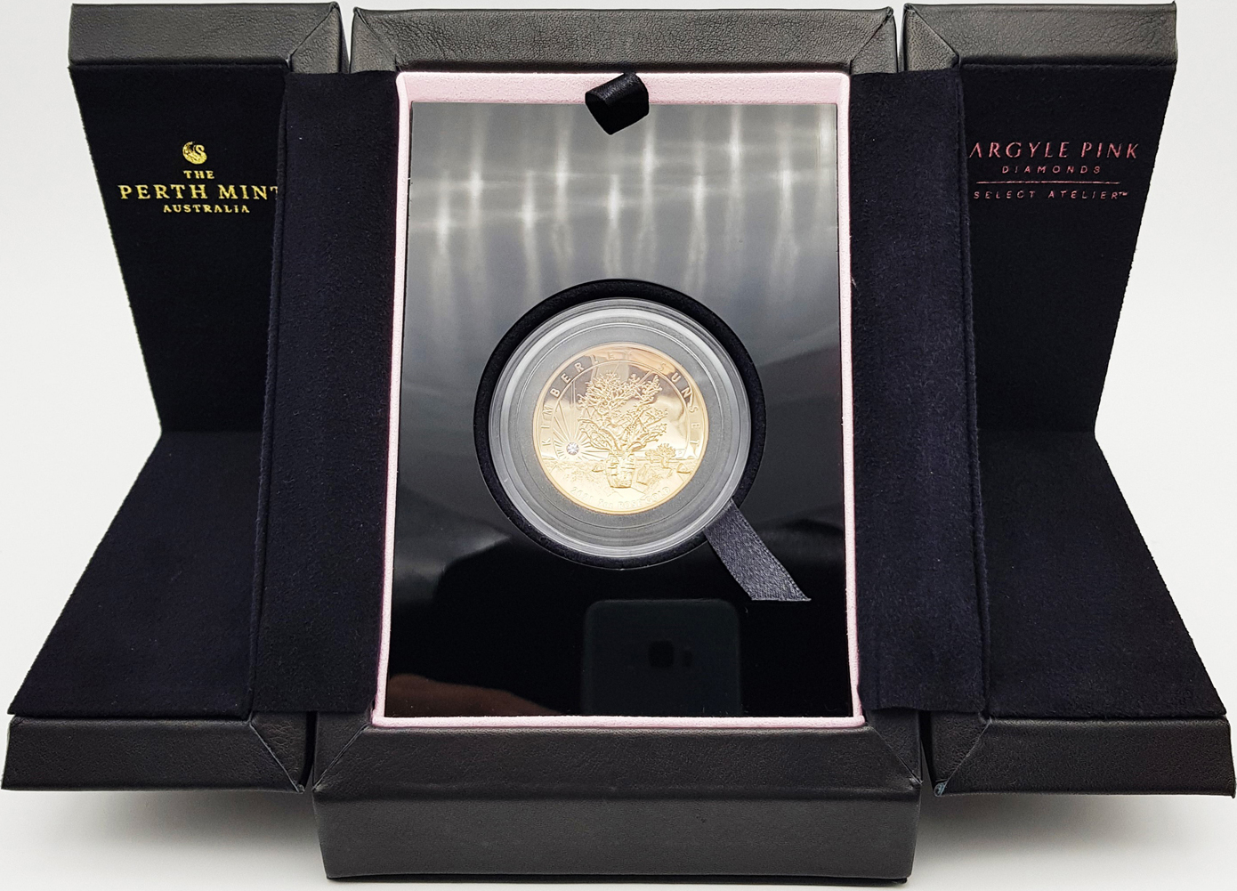 Australia 2021 1000$ Kimberley Sunset 5oz Rose Gold Proof Pink Diamond ...