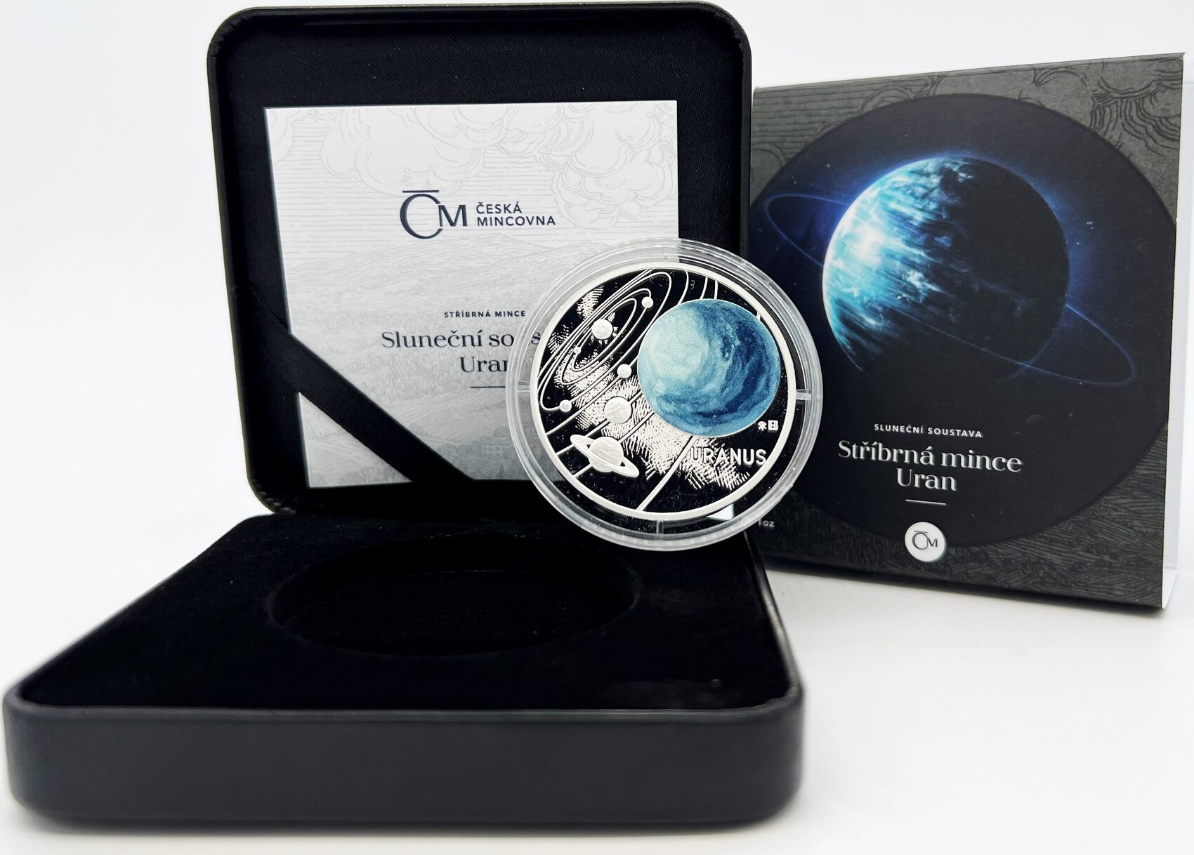 Niue 2021 1$ Solar System URANUS 1 oz Silver Proof Coin | MA-Shops