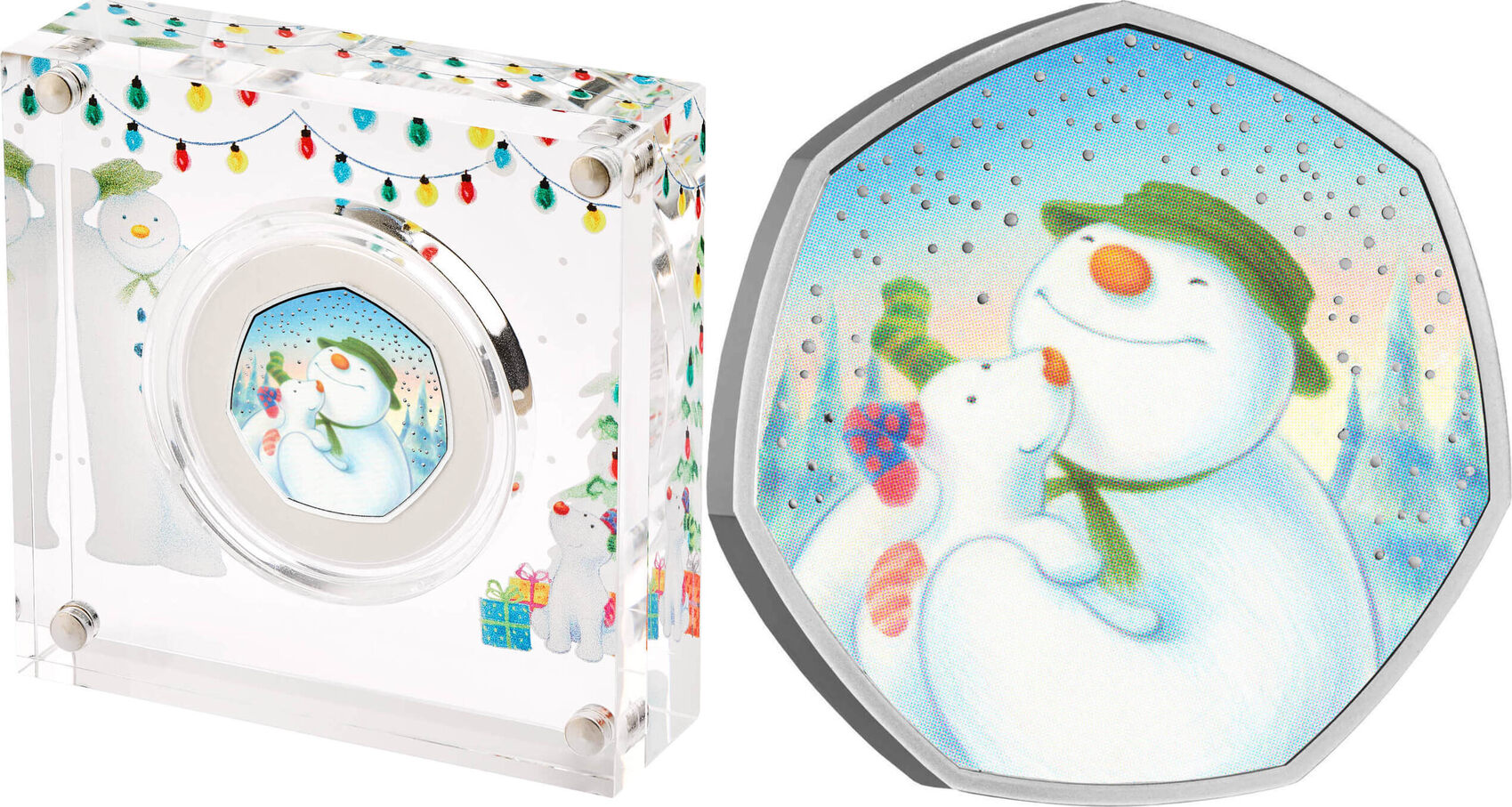 Great Britain 2022 50p The Snowman™ and The Snowdog Silver Proof Coin ...
