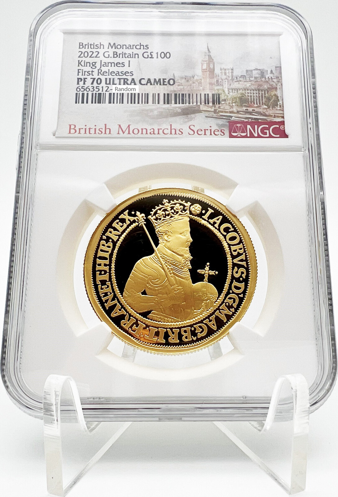 Great Britain 100 Pounds UK 2022 £100 British Monarchs King James I 1 ...