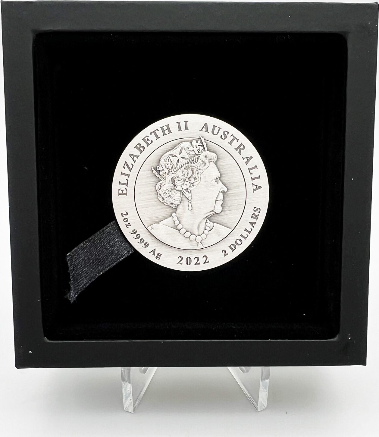 Australia 2022 2$ Dragon LUNAR 2 oz Silver Antiqued Coin | MA-Shops