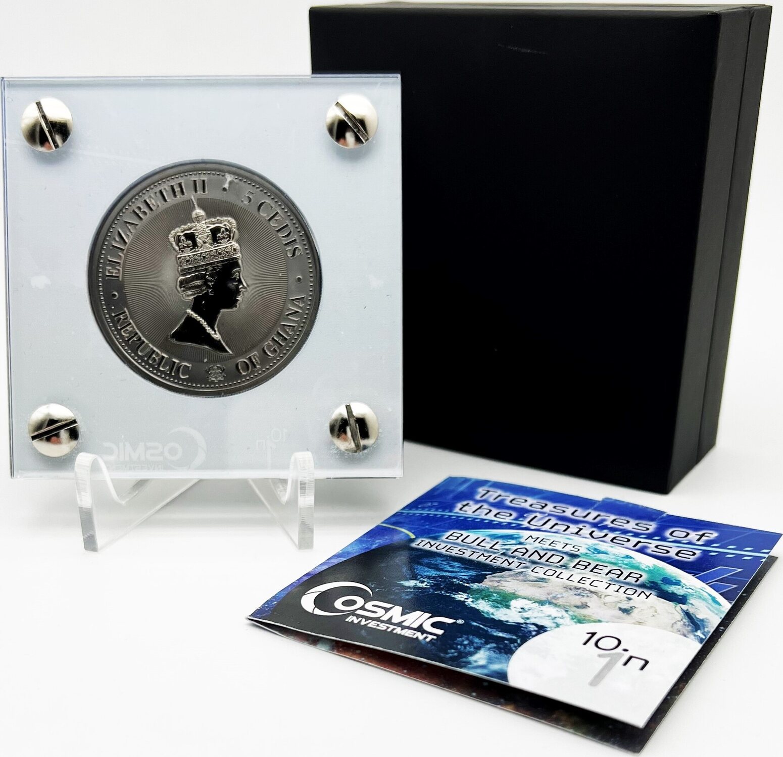 Ghana 2017 5 Cedis Treasure of Universe Cosmic Investment Bull & Bear 1 ...