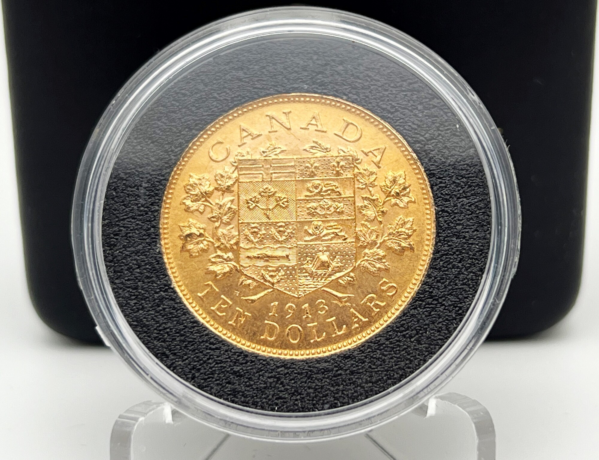 10$ 1913 Hand-Selected Gold Coin Canadas First Gold Coins George V | MA ...