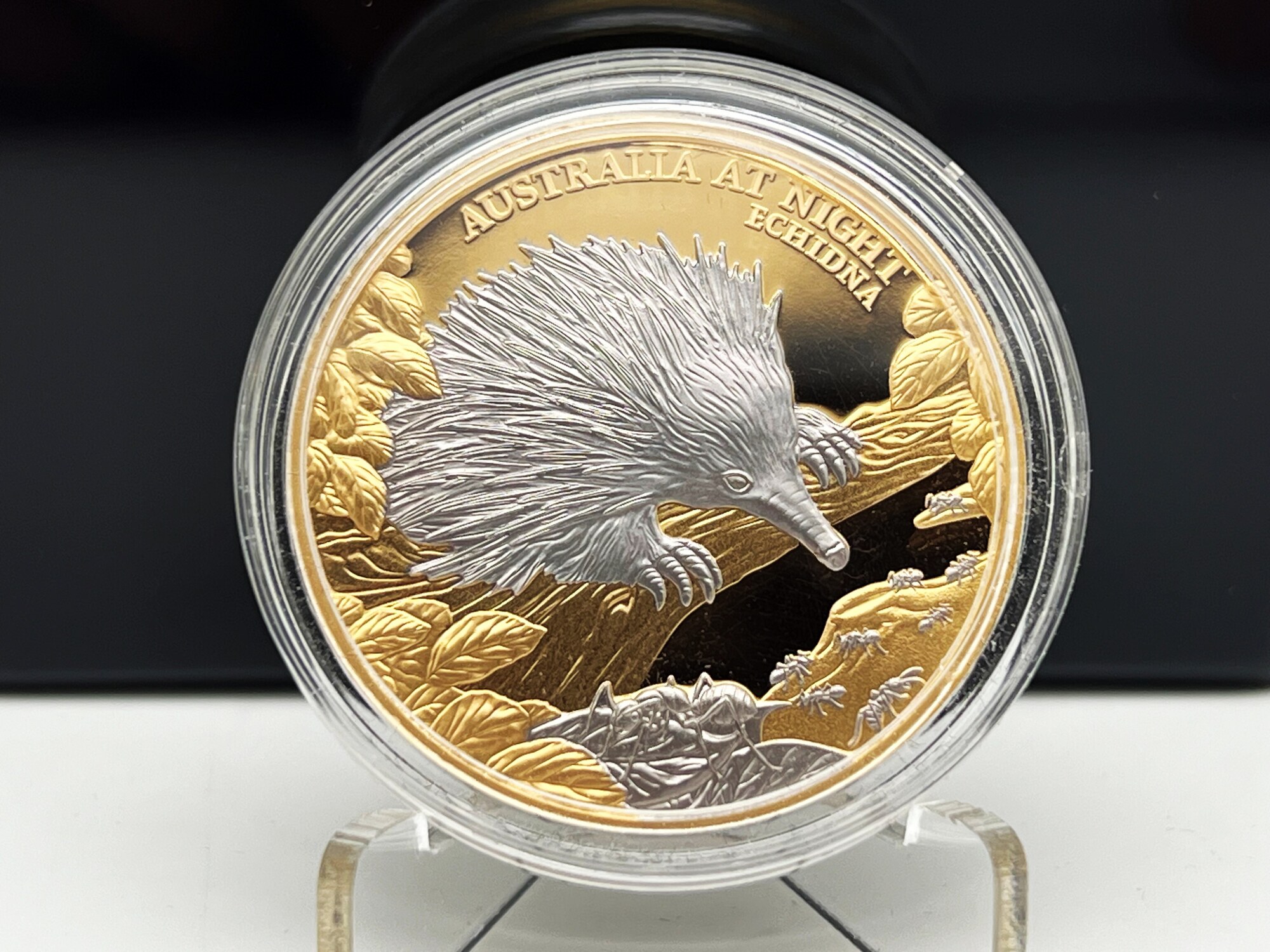 Niue 100$ 2020 ECHIDNA Australia at Night 1 oz Gold Proof Coin | MA-Shops